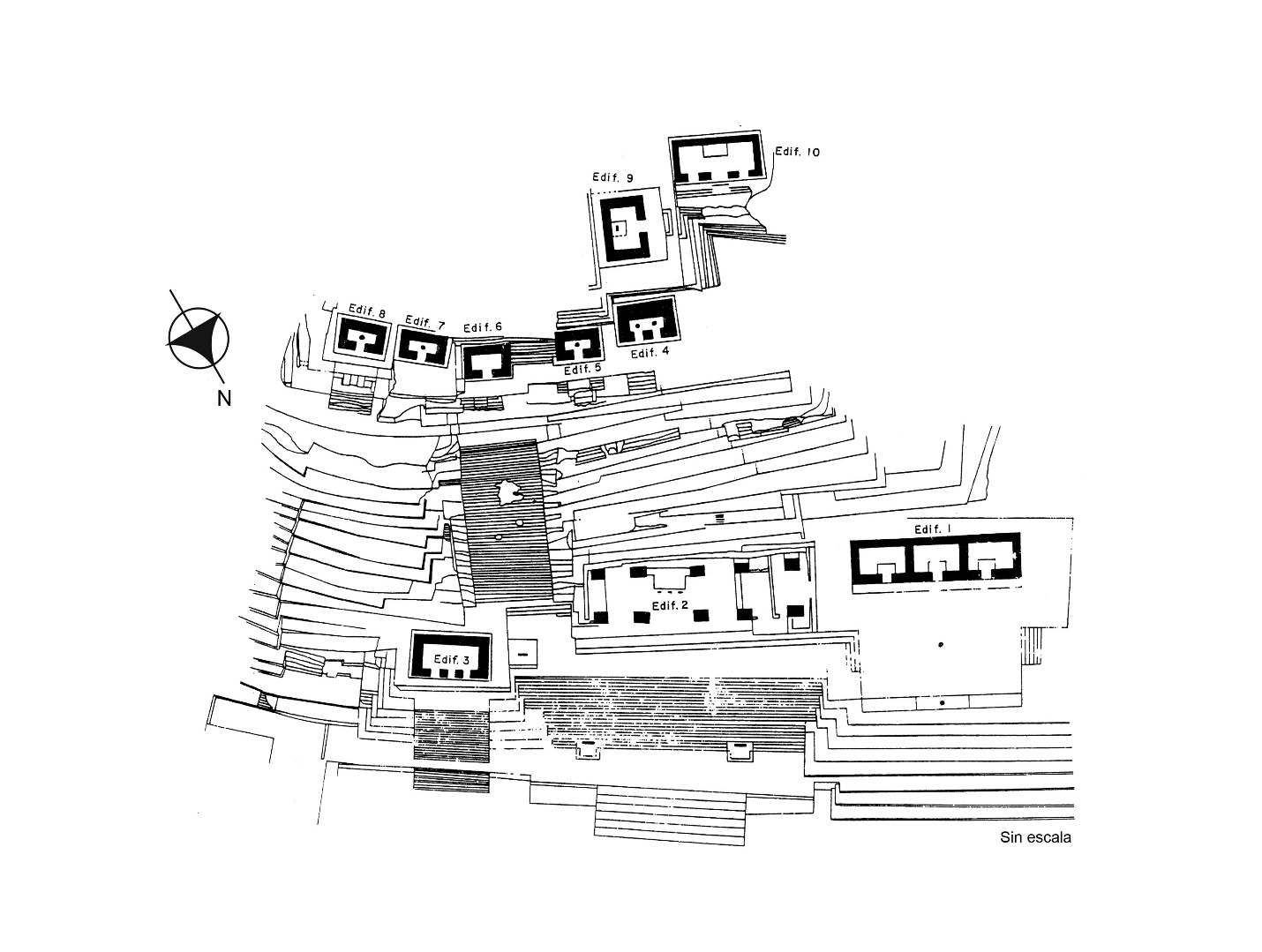 19 Extensión y delimitación del asentamiento prehispánico de Bonampak ...